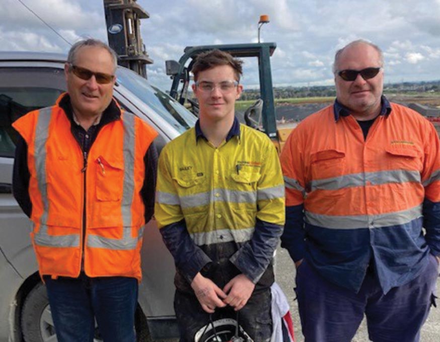 Apprentices swap workplaces - Stevenson