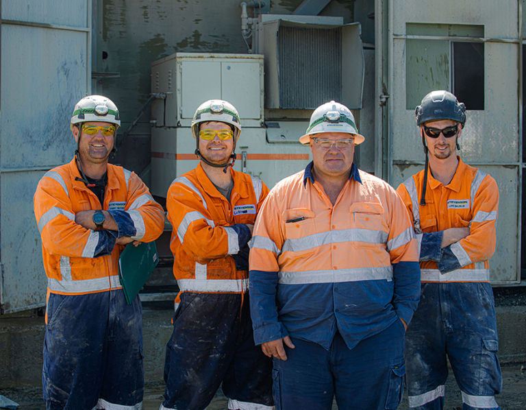 Close-knit team at Drury workshop - Stevenson